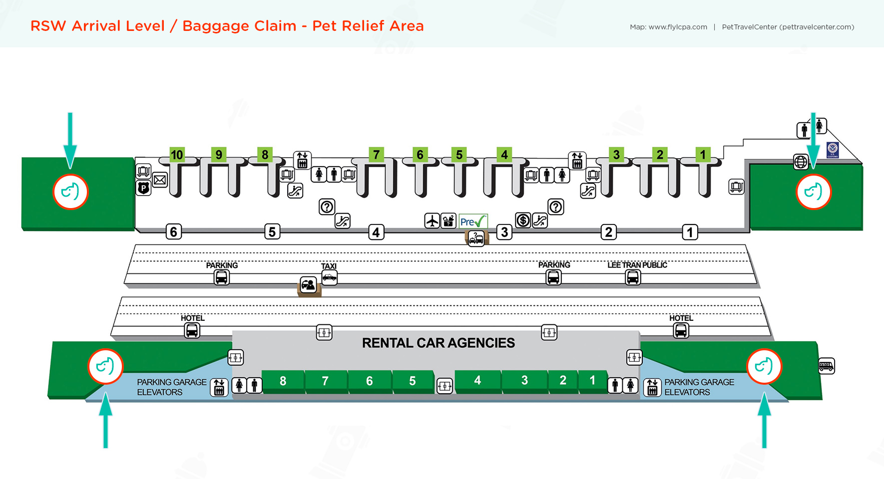 Southwest Florida International Airport (RSW) Pet Guidelines - Pet ...